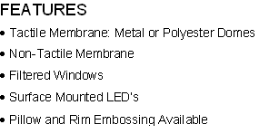 ACT Components, Inc. (805) 987-2960 Membrane Switches